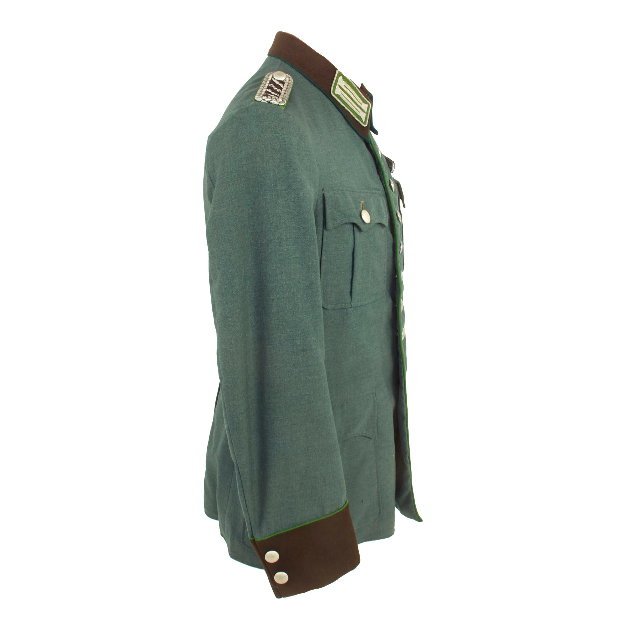 Original German WWII Schutzpolizei Meister NCO's M36 Field Tunic with ...
