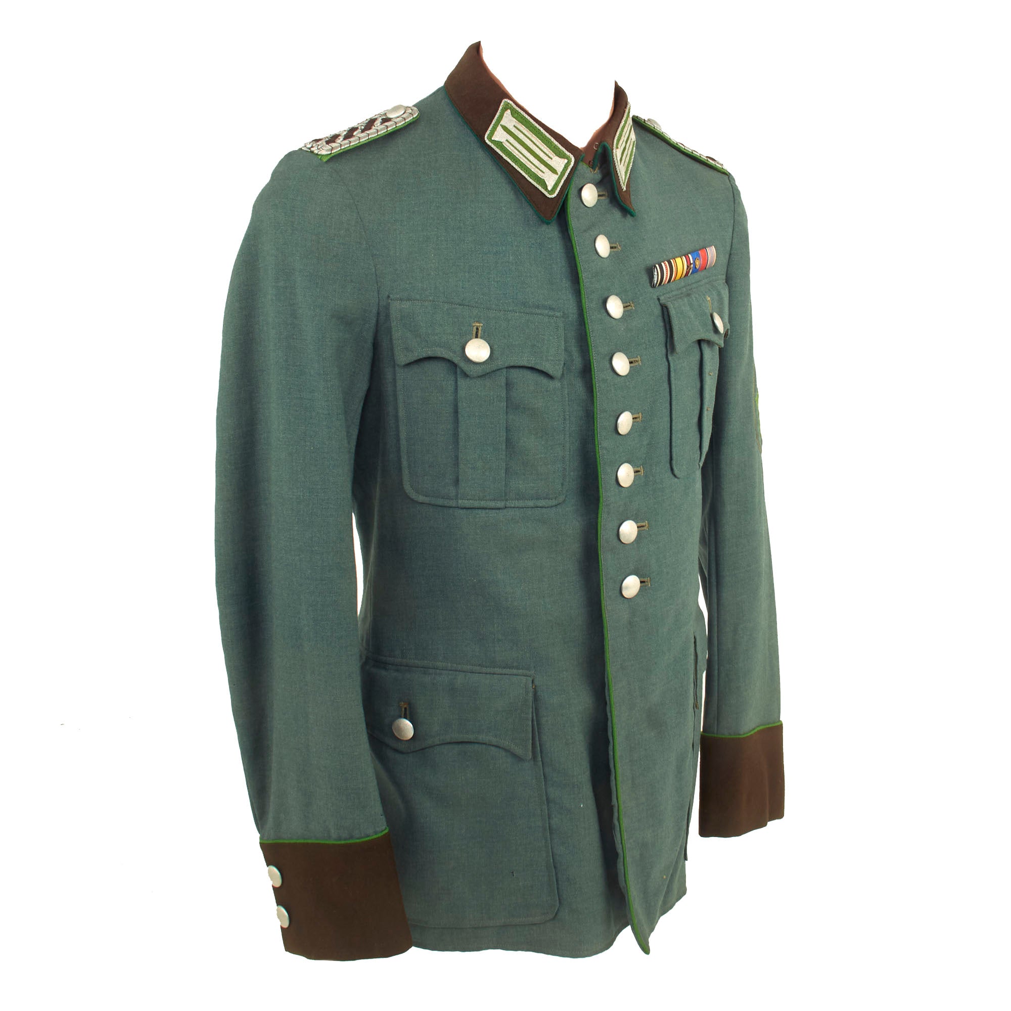 Original German WWII Schutzpolizei Meister NCO's M36 Field Tunic with ...