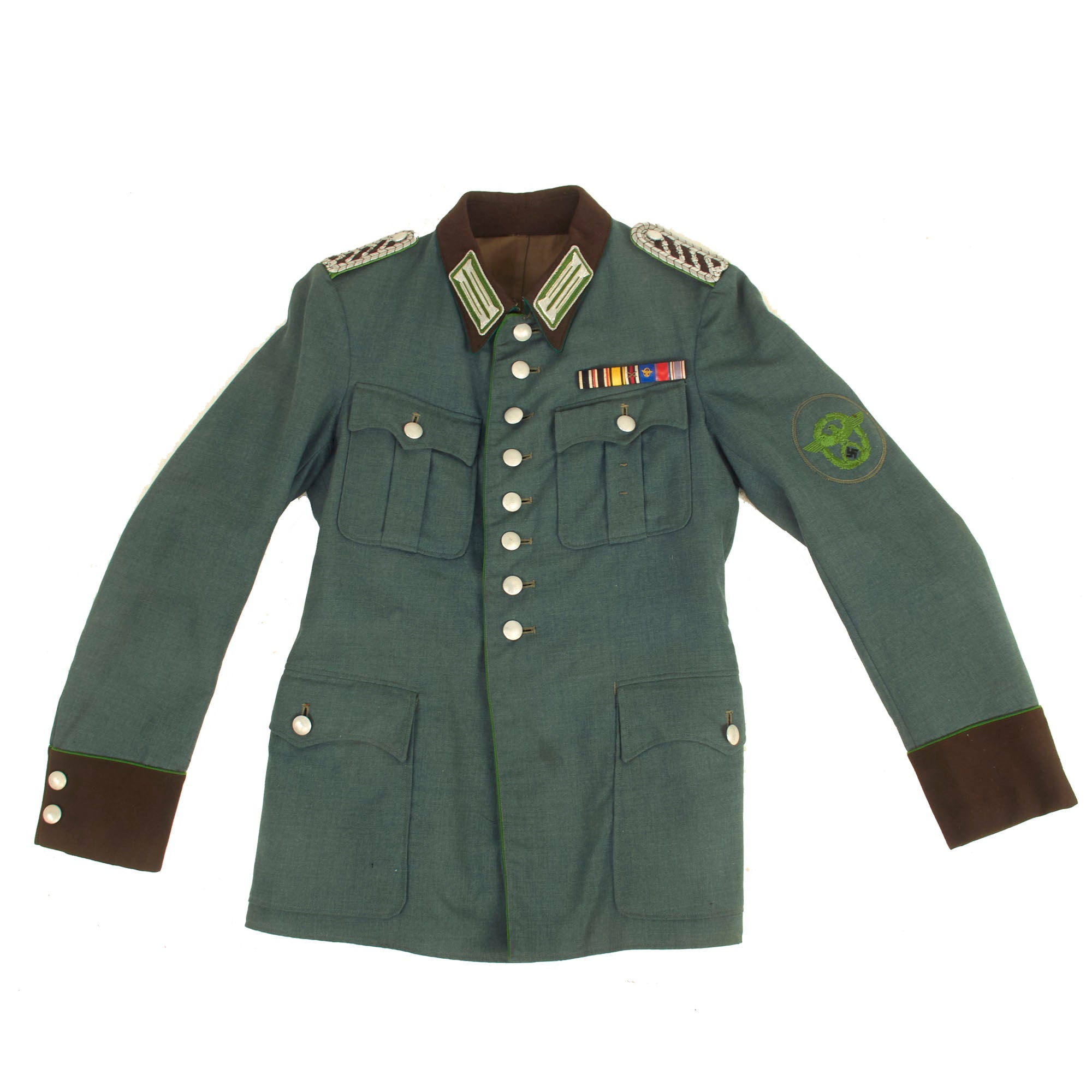 Original German WWII Schutzpolizei Meister NCO's M36 Field Tunic with ...