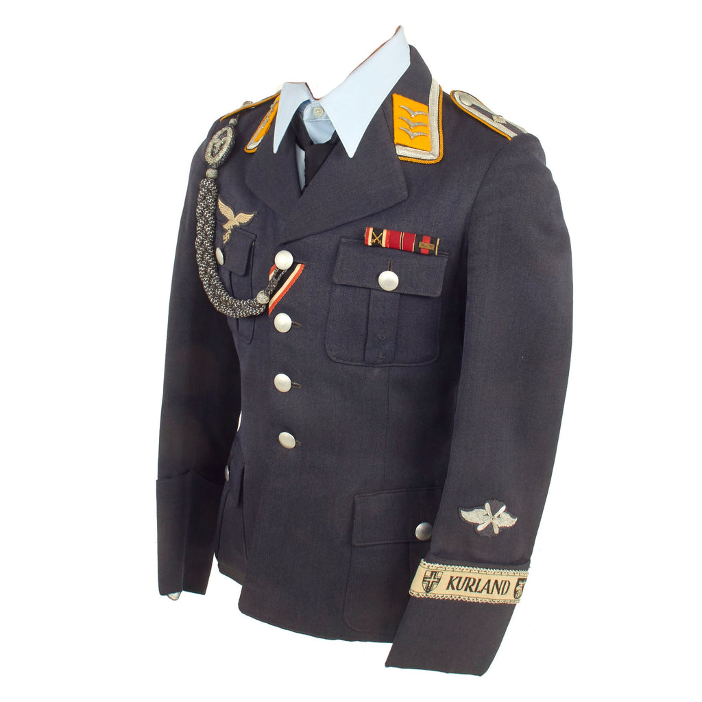 Original German WWII Luftwaffe Feldwebel Georg Gebauer NCO Uniform Tun ...