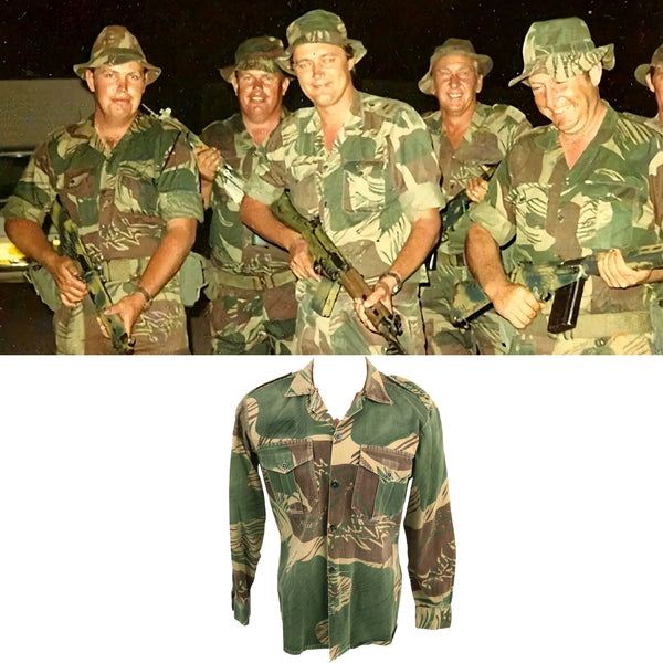 Original Rhodesian Bush War Brushstroke Camouflage Pattern Jacket ...