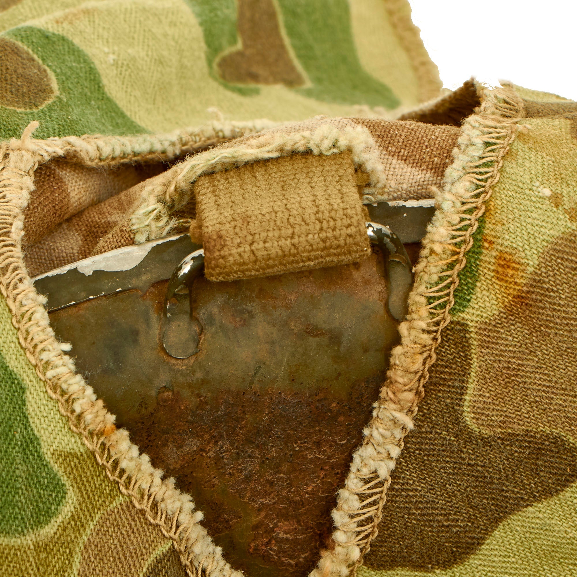 Original U.S. WWII Named USMC M1 Schlueter Fixed Bale Helmet with 3rd ...