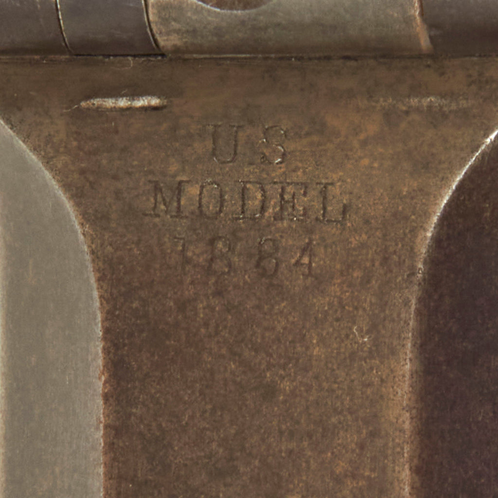 Original U.S. Springfield Trapdoor Model 1884 Round Rod Bayonet Rifle ...