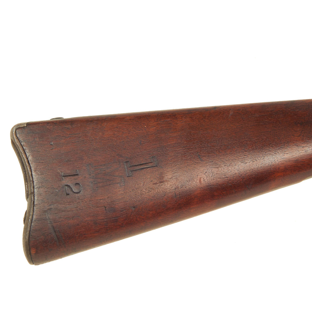 Original U.S. Springfield Trapdoor Model 1884 Round Rod Bayonet Rifle ...