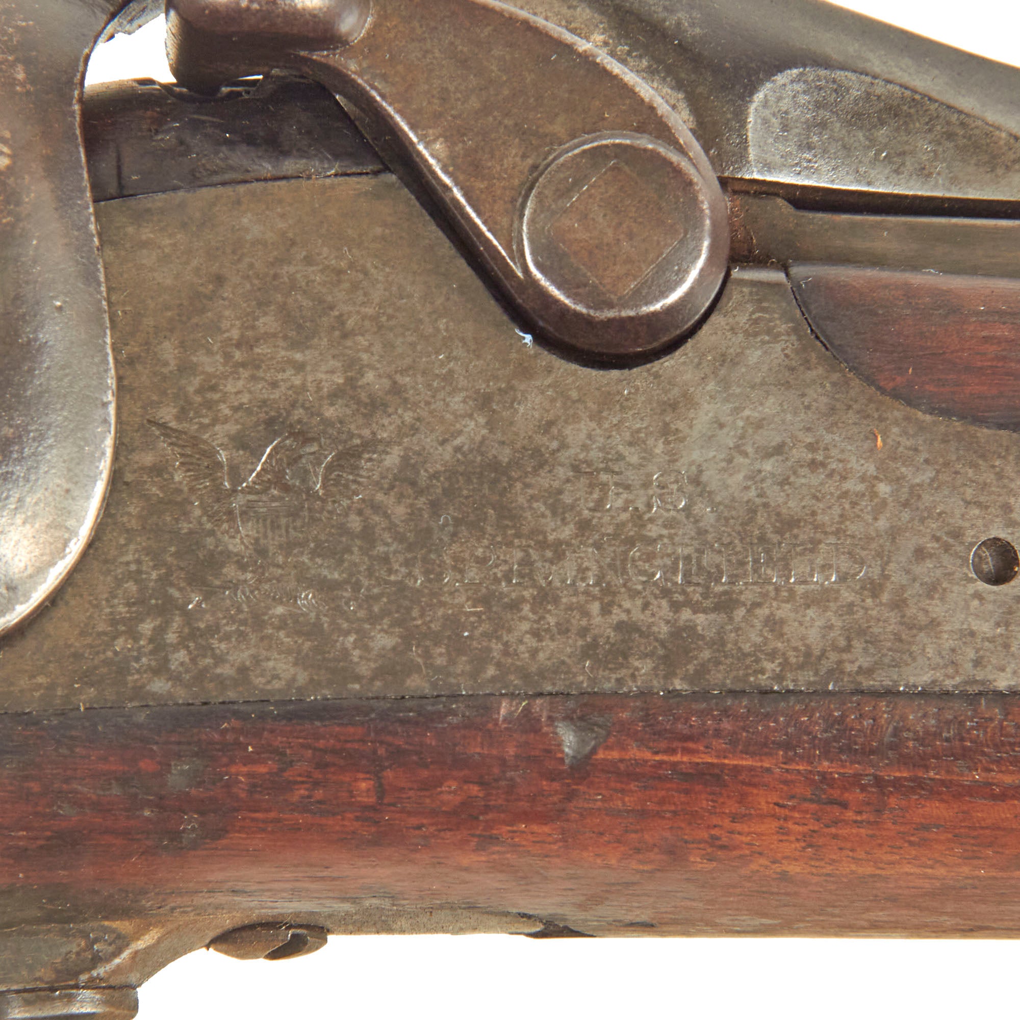 Original U.S. Springfield Trapdoor Model 1884 Round Rod Bayonet Rifle ...