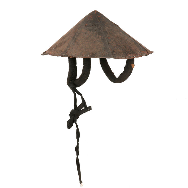 Original Japanese Edo Period 18th Century Lacquered Iron Samurai Jinga ...