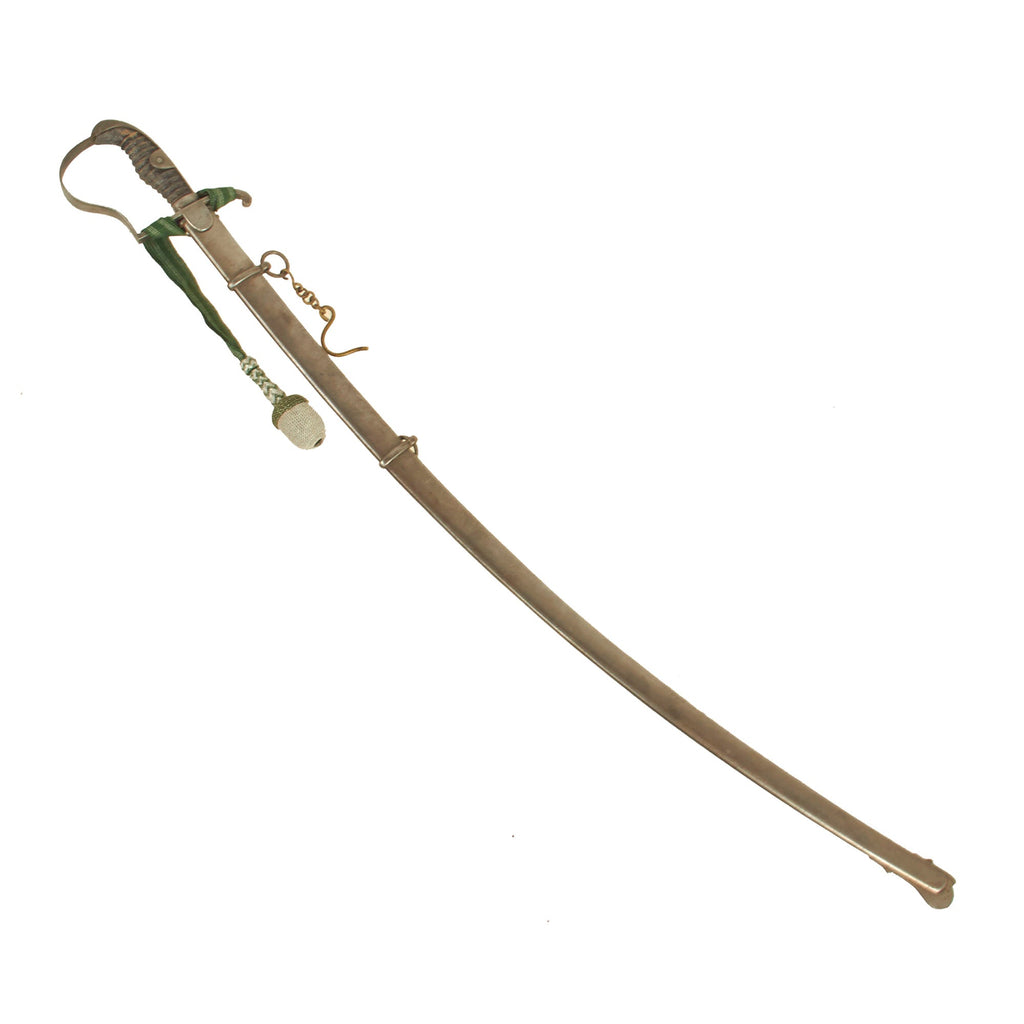 Original Imperial German WWI Etched Artillery Officer's Sword with Sca ...