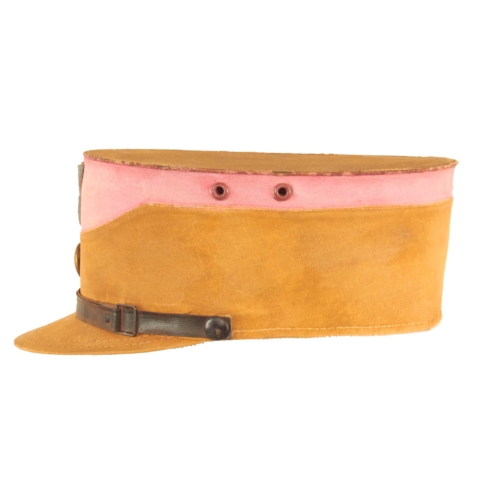 Original German WWII Summer Weight SA Stormtrooper Tan and Pink Kepi f ...