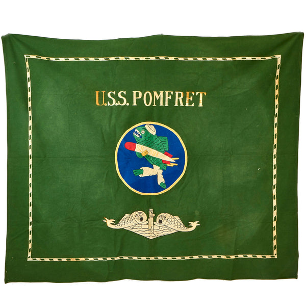 Original U.S. WWII USS Pomfret (SS-391) Balao-class Submarine Wool Emb ...