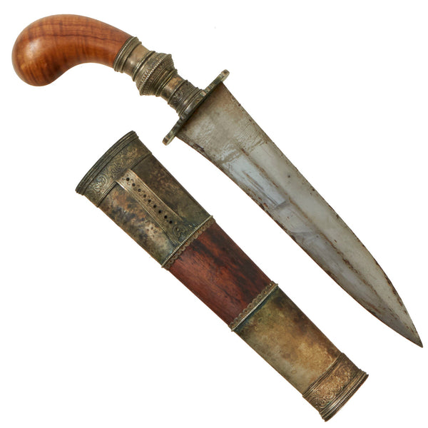 Original Philippine Moro Datu Pinal Silver-Mounted Dagger circa 1850 ...