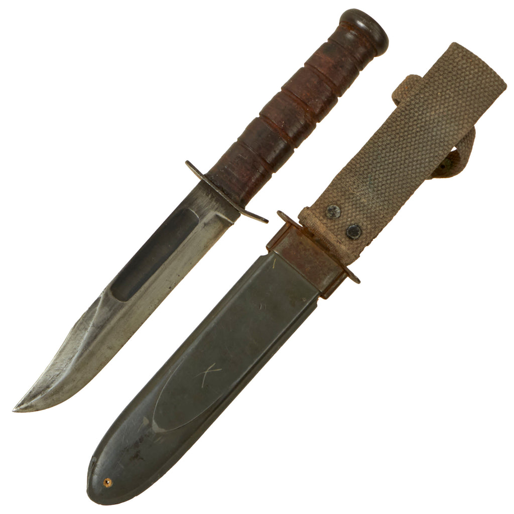 Original U.S. WWII USMC Early Mark 2 KA-BAR Fighting Knife with U.S.N ...