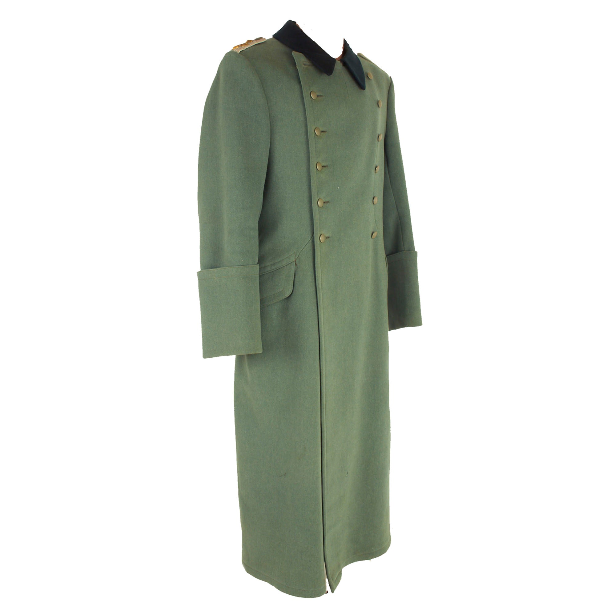 Original German WWII Heer Infantry Hauptmann Officer's Wool Greatcoat ...
