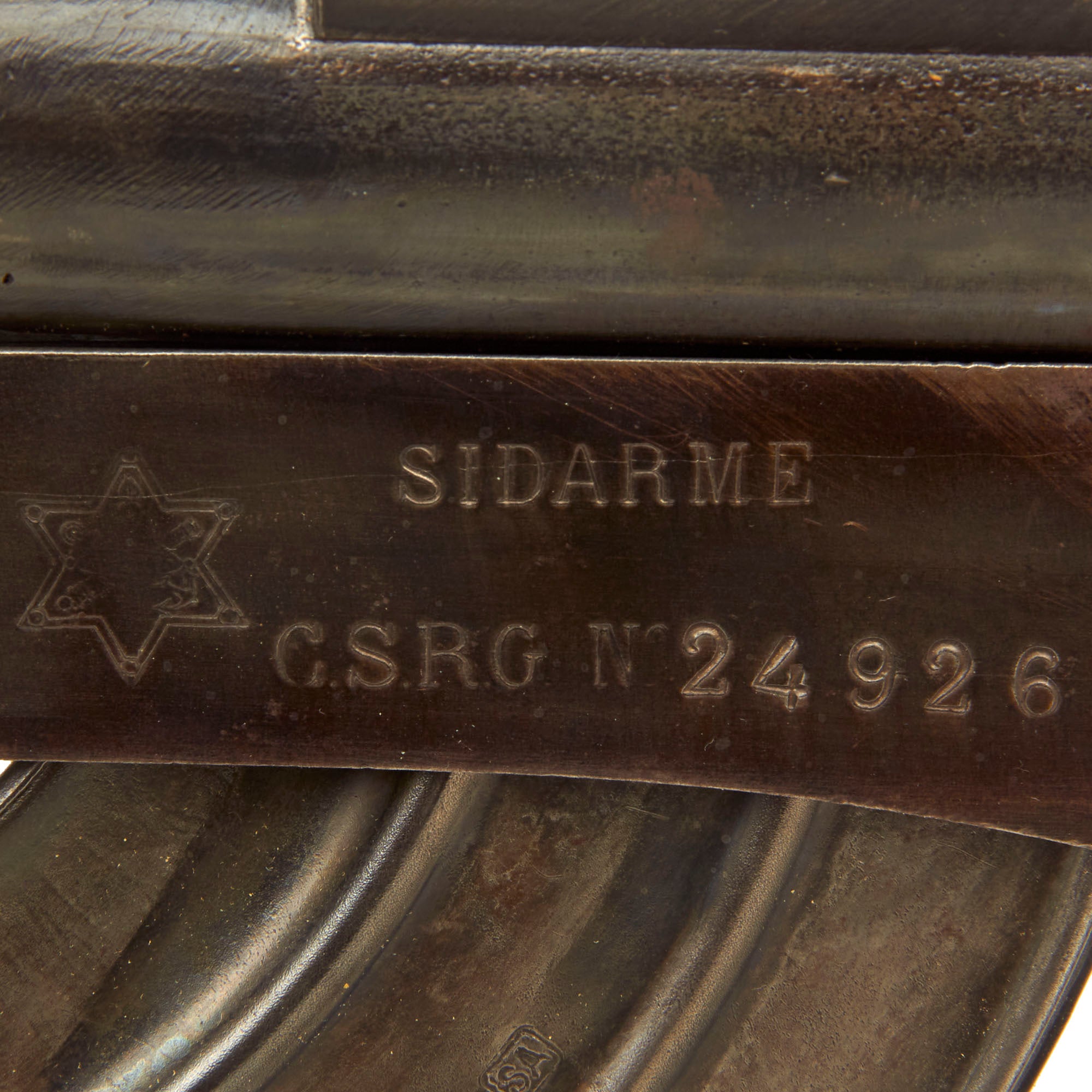 Original French WWI Fusil-Mitrailleur Modèle 1915 CSRG Chauchat Displa ...