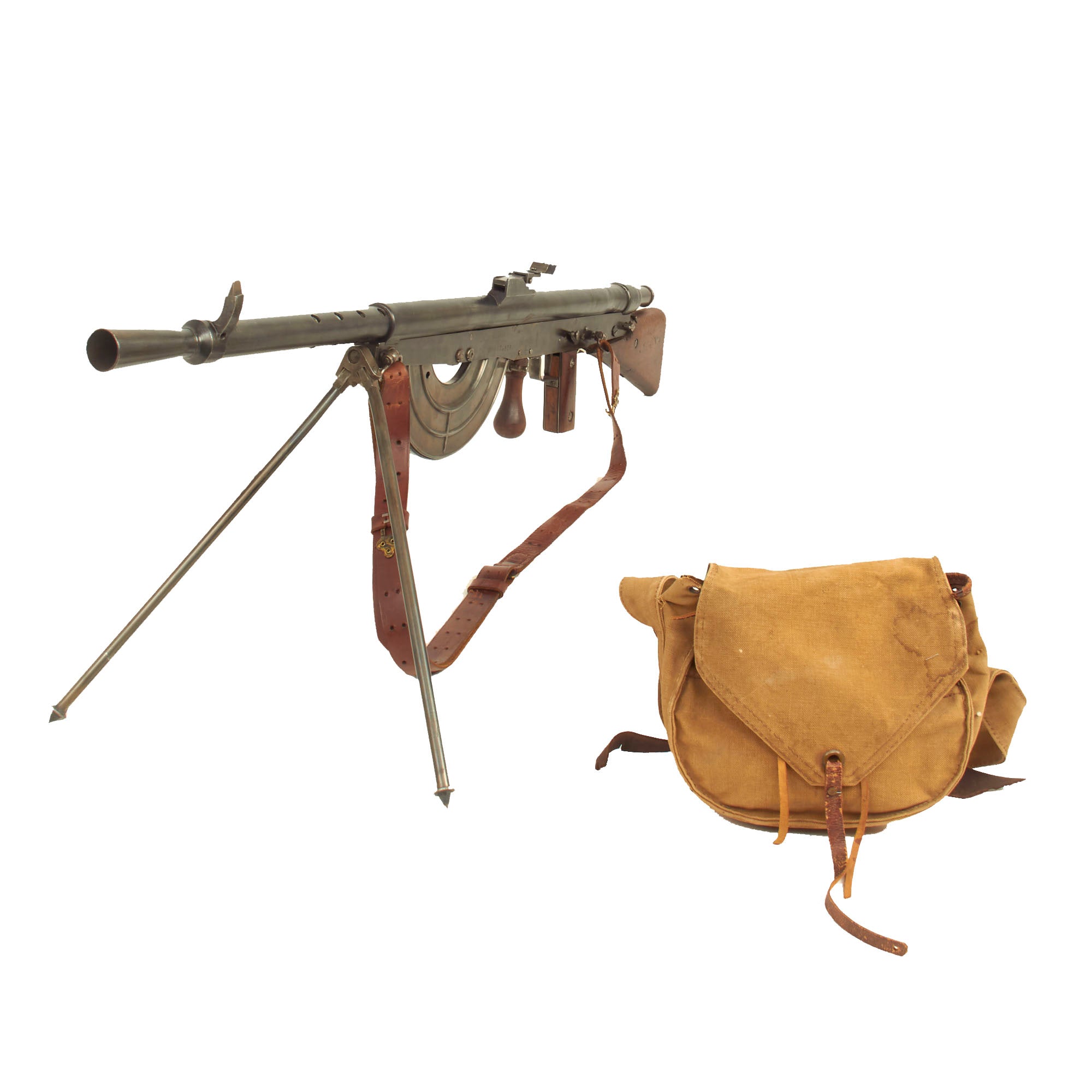 Original French WWI Fusil-Mitrailleur Modèle 1915 CSRG Chauchat Displa ...