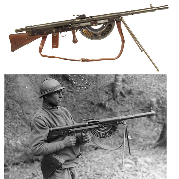 Original French WWI Fusil-Mitrailleur Modèle 1915 CSRG Chauchat Displa ...