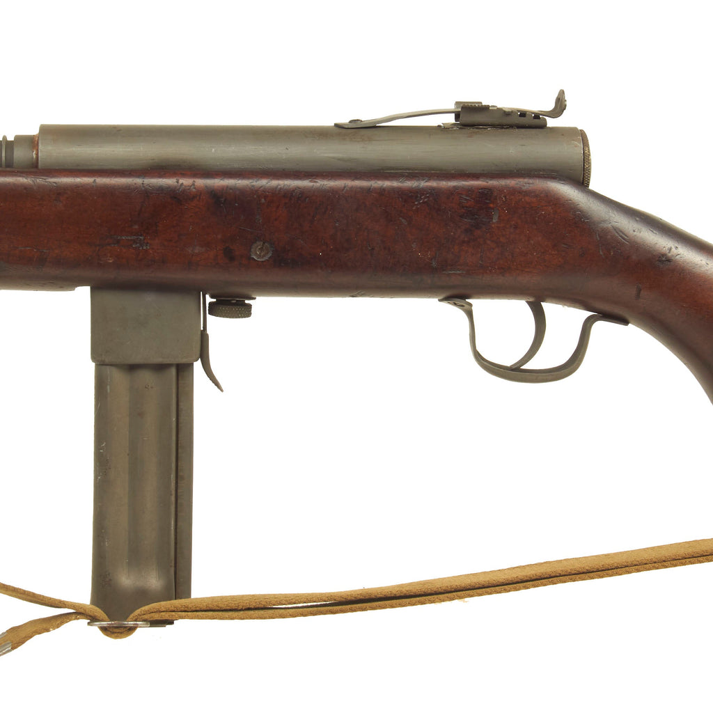 Original U.S. WWII U.S.M.C. .45cal H.&R. Reising Model 50 Display Subm ...