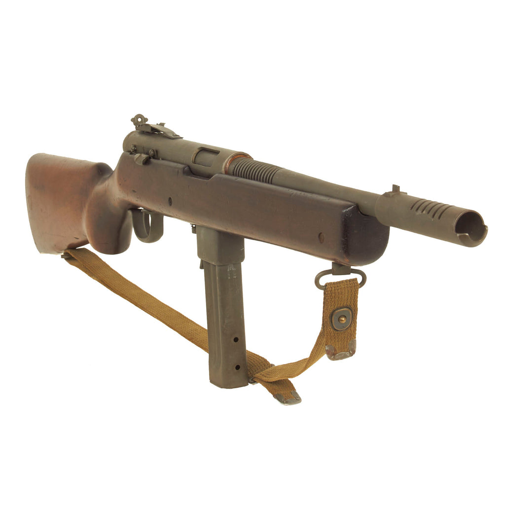 Original U.S. WWII U.S.M.C. .45cal H.&R. Reising Model 50 Display Subm ...