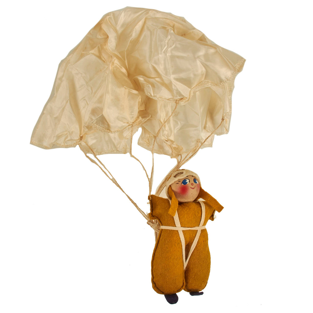 Original U.S. WWII Pat-Parachute The Para-Trooper Cloth Doll with Para ...