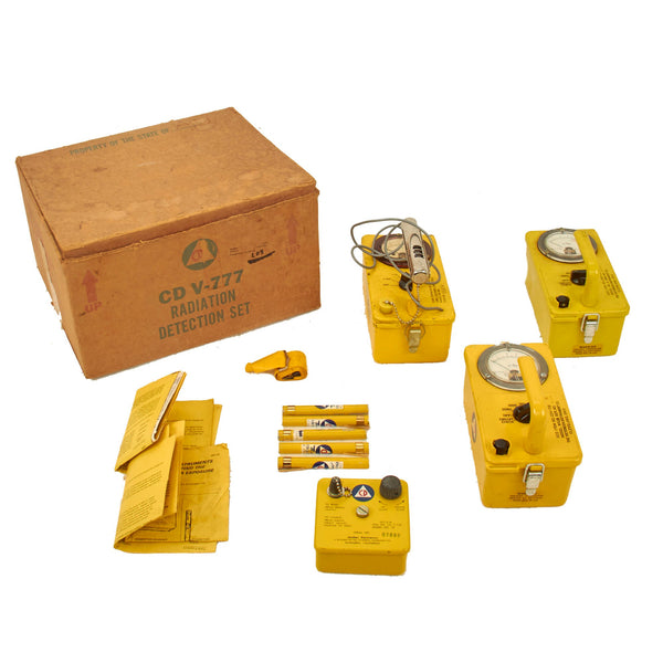 Original U.S. Cold War Civil Defense CD V-777-1 Shelter Radiation Kit ...