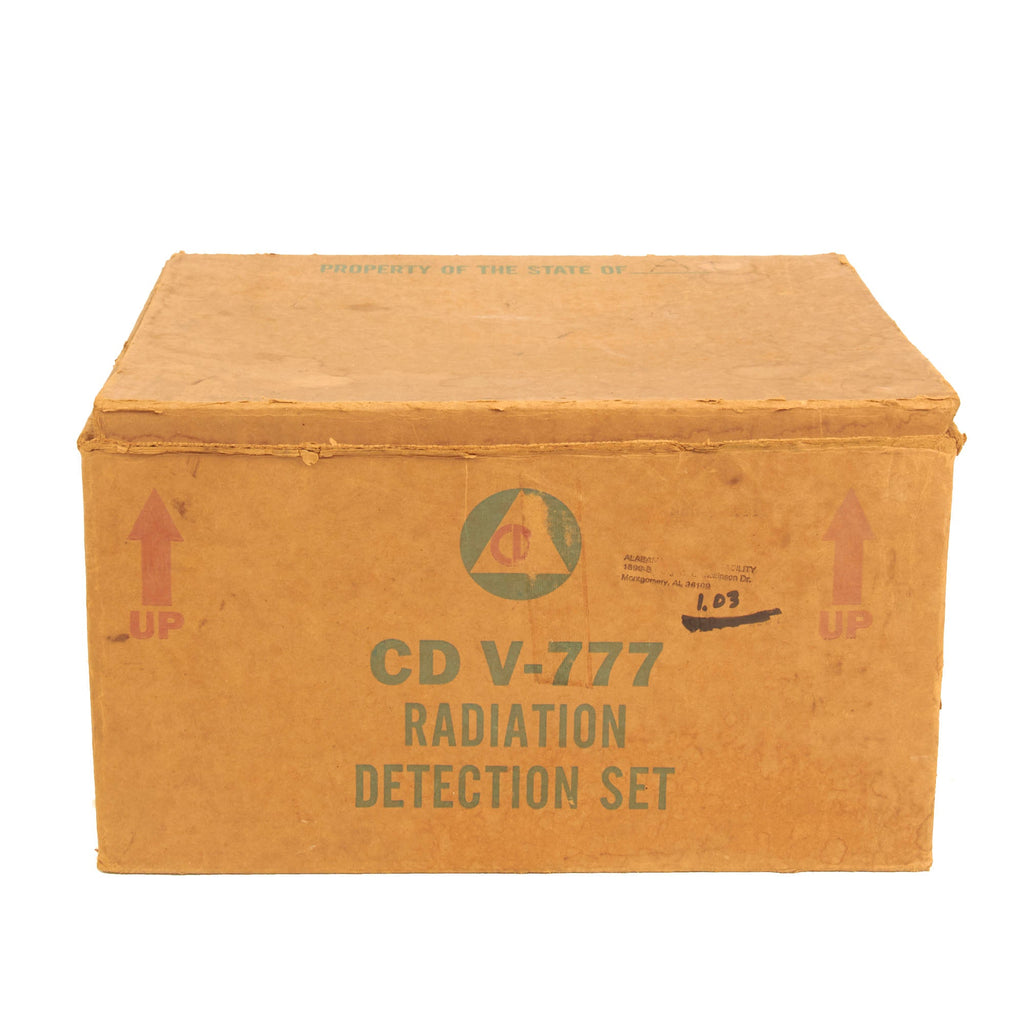 Original U.S. Cold War Civil Defense CD V-777-1 Shelter Radiation Kit ...