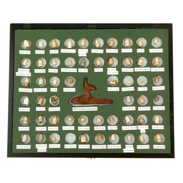Original U.S. Civil War Bullet Collection with Percussion Caps & P-185 ...