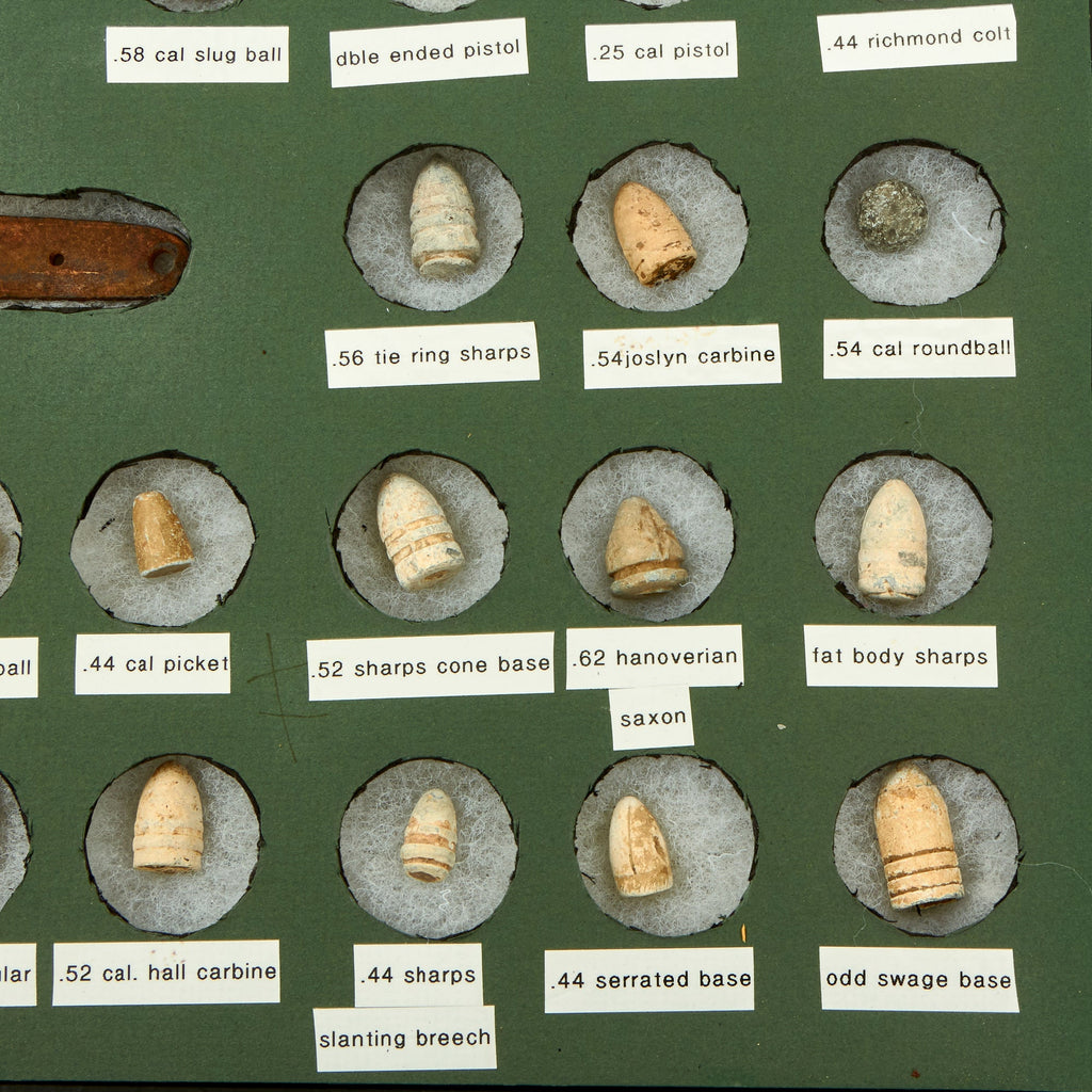 Original U.S. Civil War Bullet Collection with Percussion Caps & P-185 ...