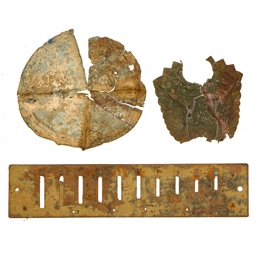 Original U.S. Civil War Federal Cartridge Box Plate and Minié ball Lot ...