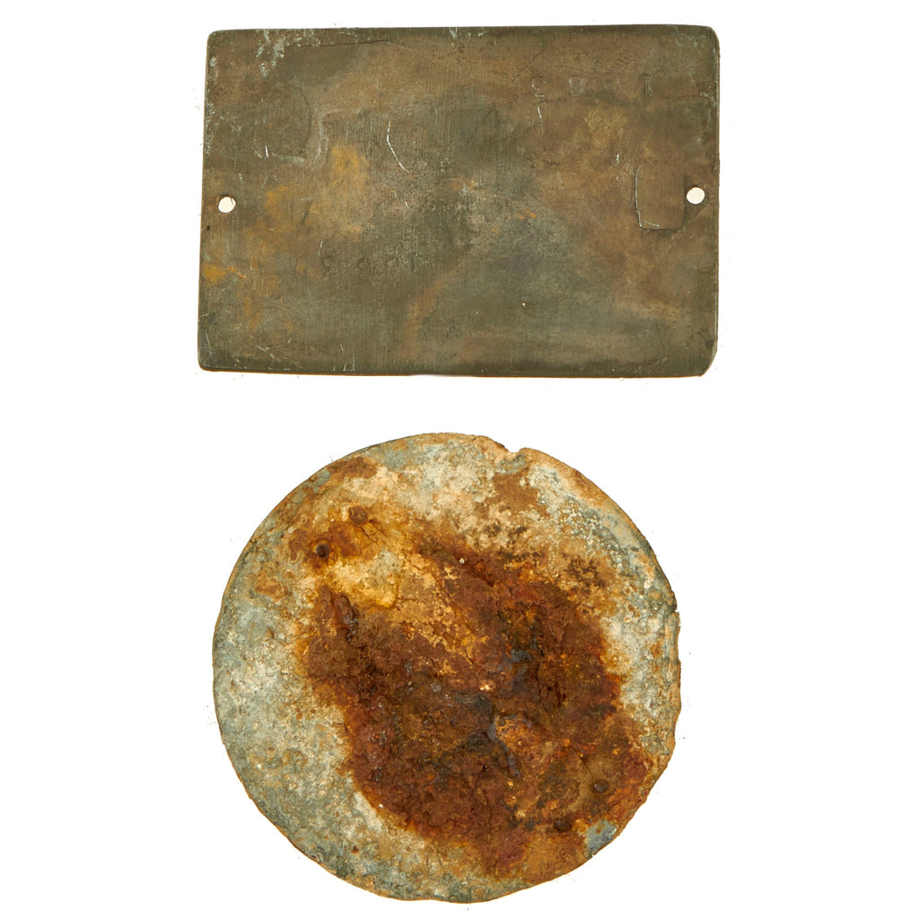 Original U.S. Civil War Federal Cartridge Box Plate and Minié ball Lot ...