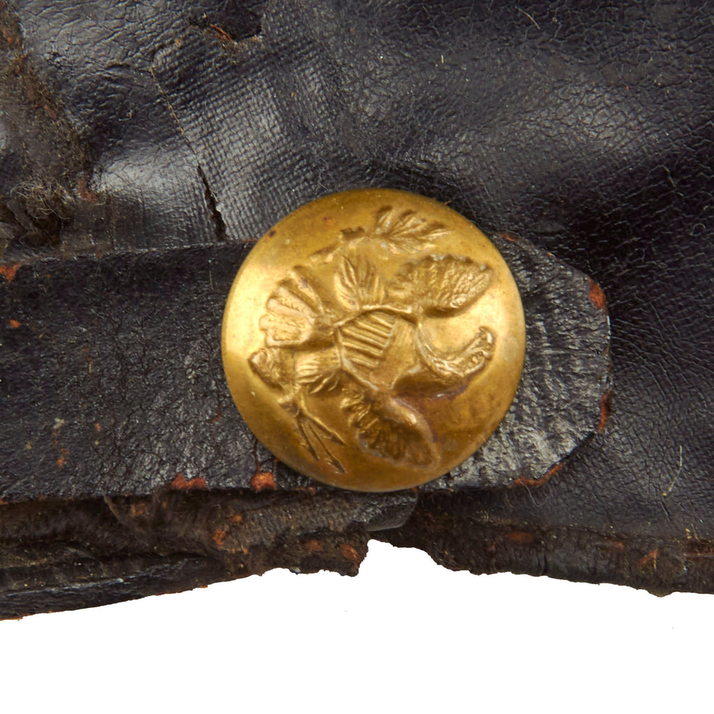 Original U.S. Pre Civil War era Pattern 1851 Type Leather Militia “Alb ...