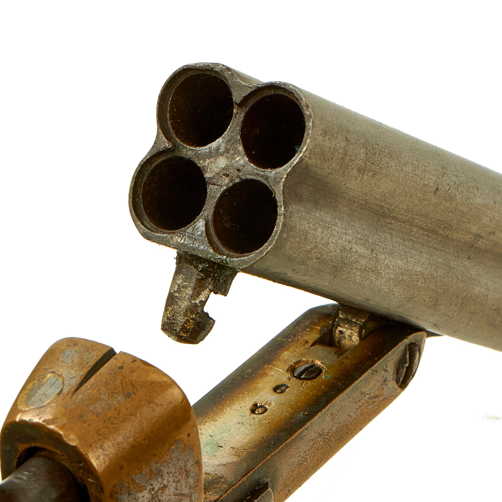 Original U.S. 19th Century Starr .32 Rimfire 4 Barrel Tip Up Pepperbox – International Military ...