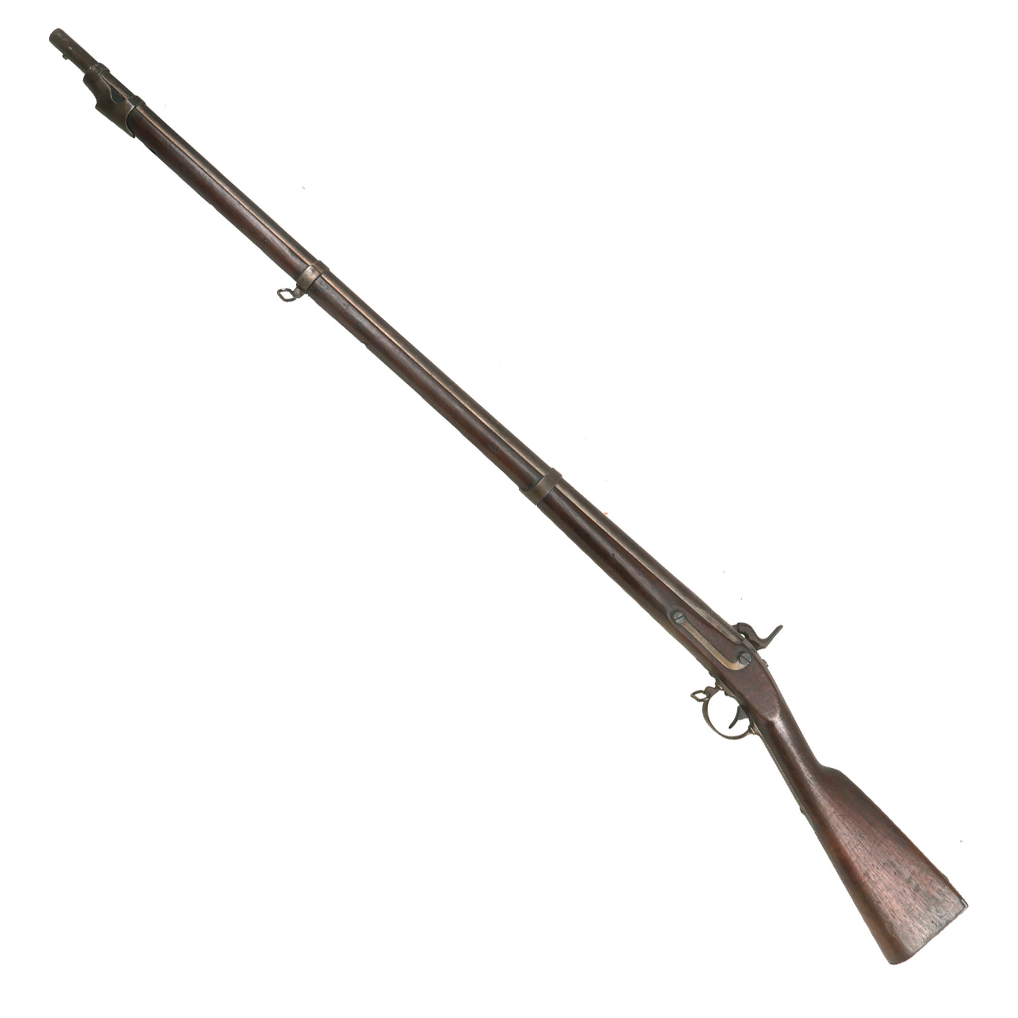 Original U.S. Civil War Era Springfield Model 1842 Percussion Musket b ...