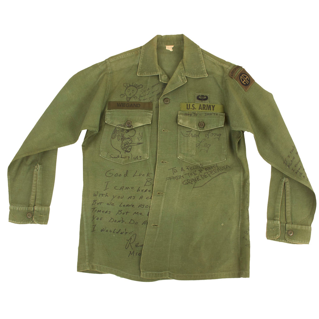 Original U.S. Vietnam War Era “Going Home” 82nd Airborne OG-107 Type I ...