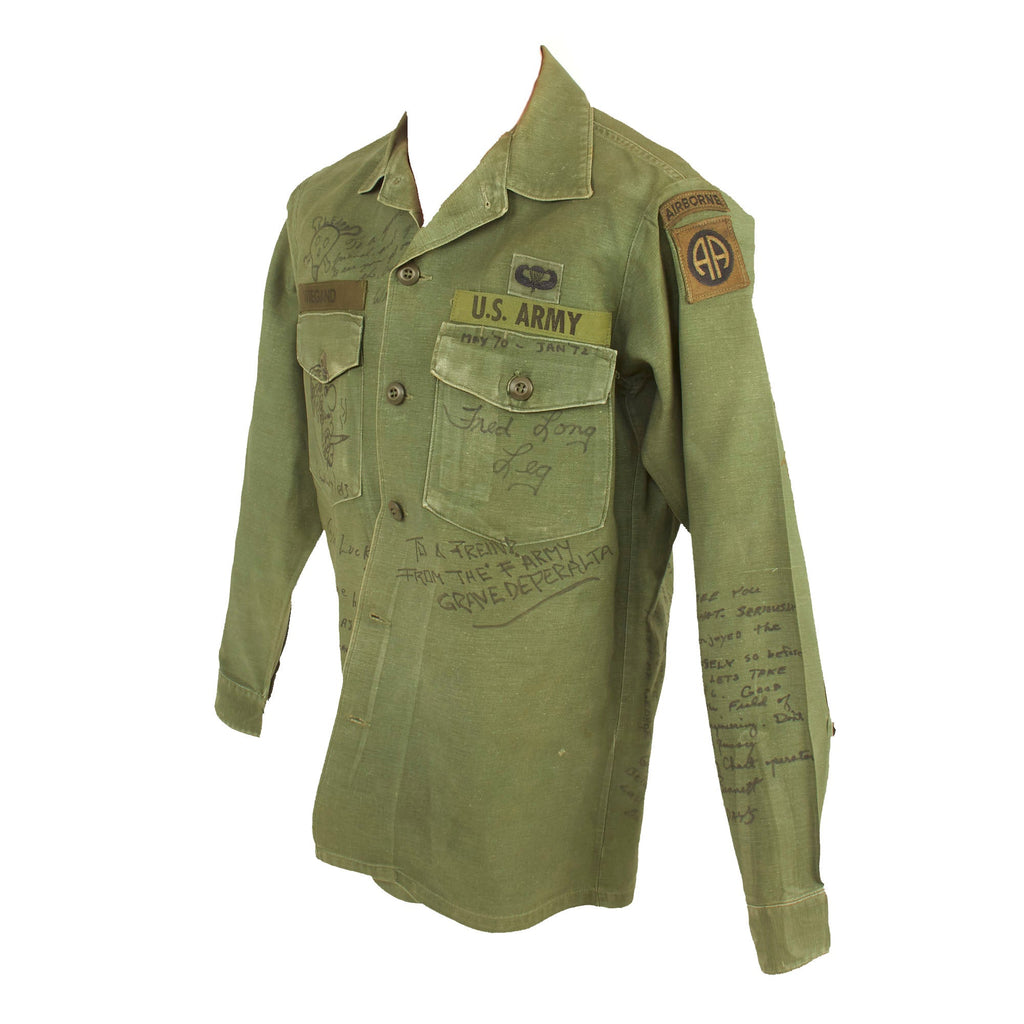 Original U.S. Vietnam War Era “Going Home” 82nd Airborne OG-107 Type I ...