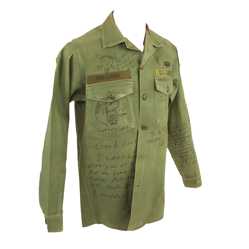 Original U.S. Vietnam War Era “Going Home” 82nd Airborne OG-107 Type I ...