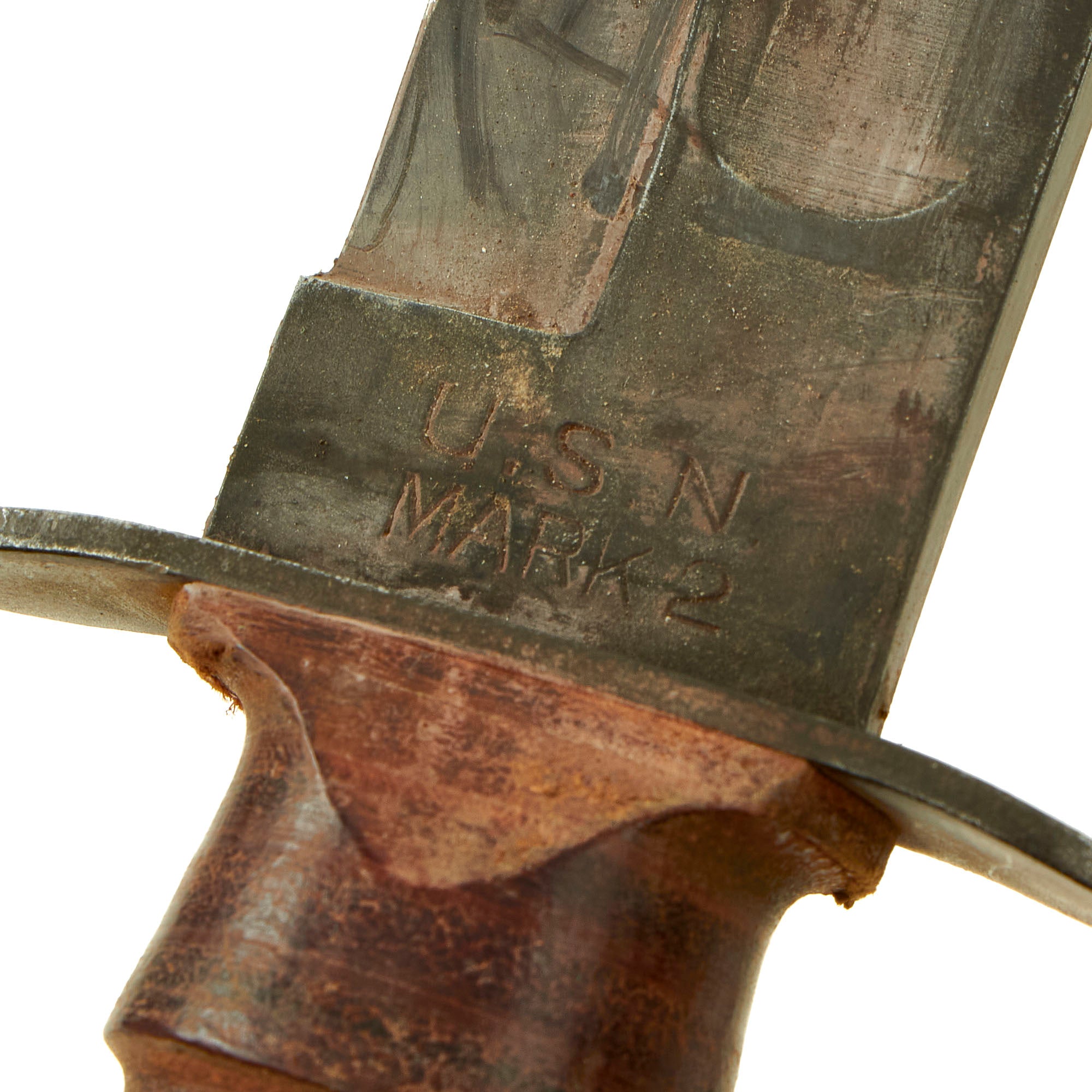 Original U.S. WWII Navy Mark 2 KA-BAR Fighting Knife by CAMILLUS with – International Military ...