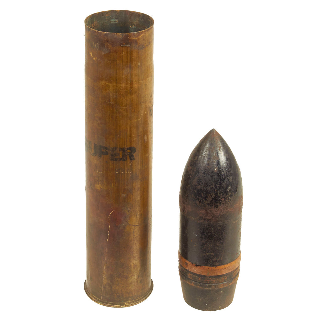 Original U.S. WWII Sherman Tank Gun 75mm M72 Armor Piercing Inert Roun ...