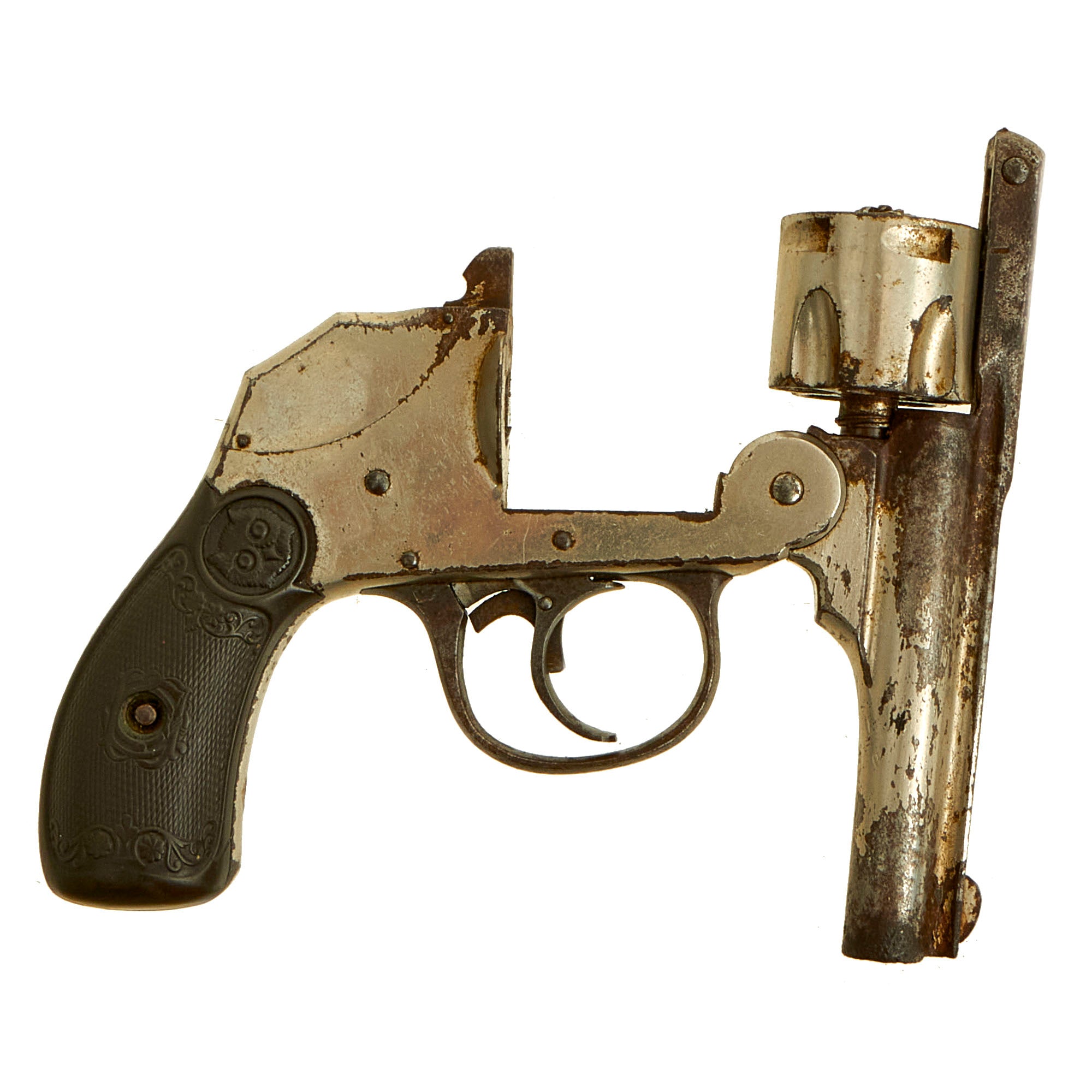 Original Set of 2 U.S. .32 Double Action Safety Hammer Revolvers in Gr ...