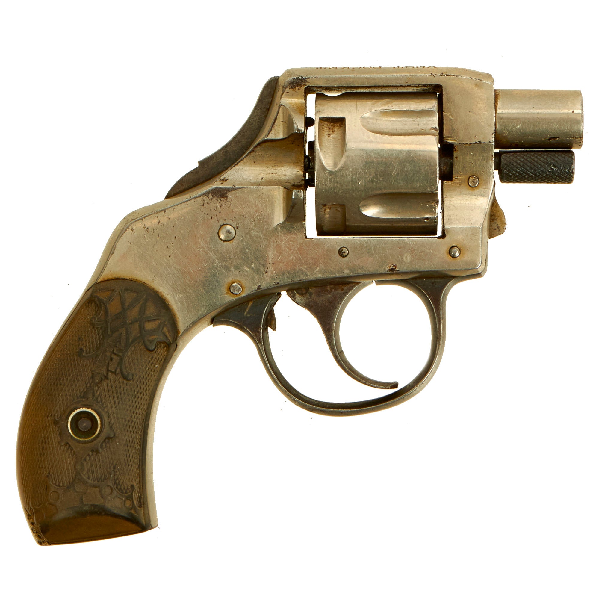 Original Set of 2 U.S. .32 Double Action Safety Hammer Revolvers in Gr ...