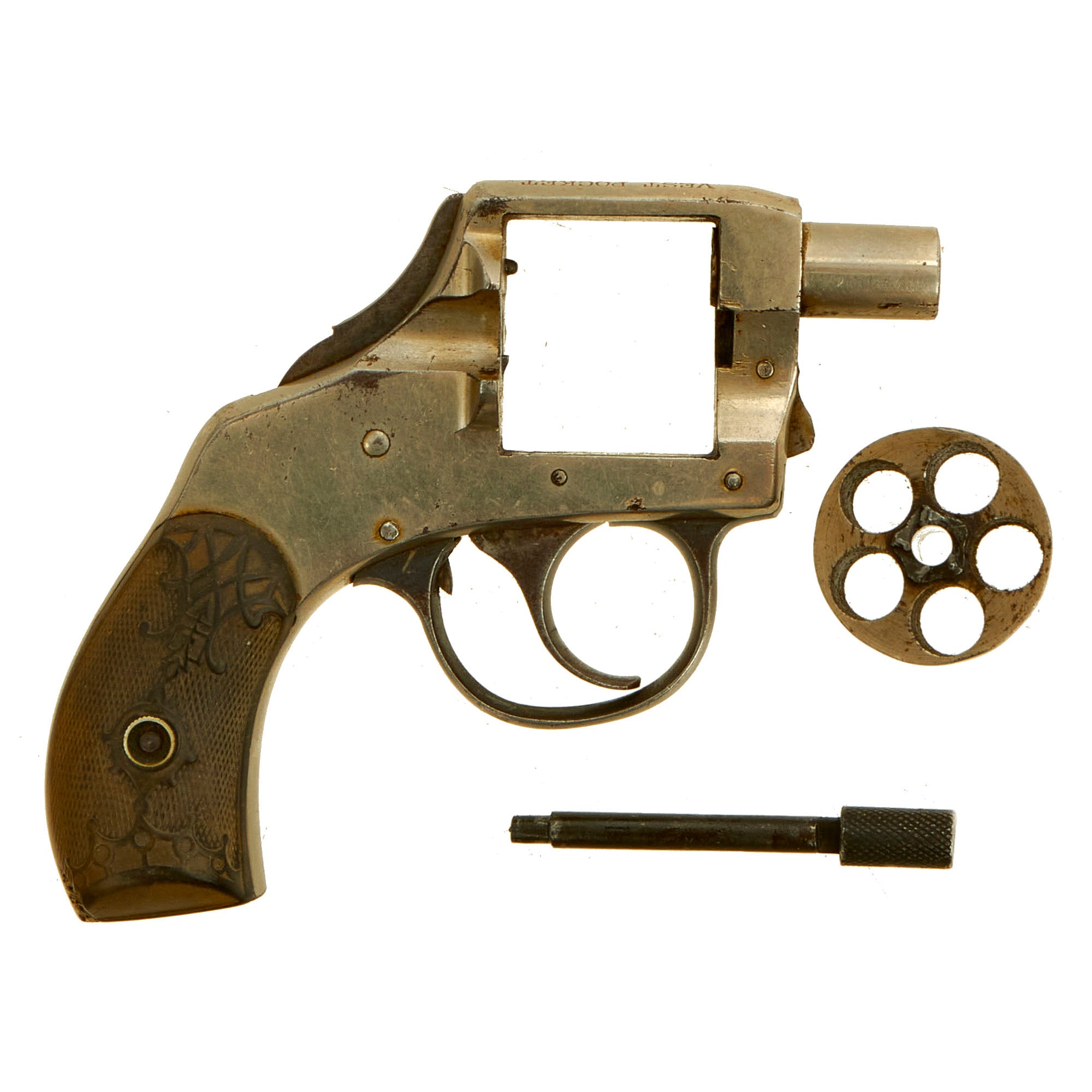 Original Set of 2 U.S. .32 Double Action Safety Hammer Revolvers in Gr ...