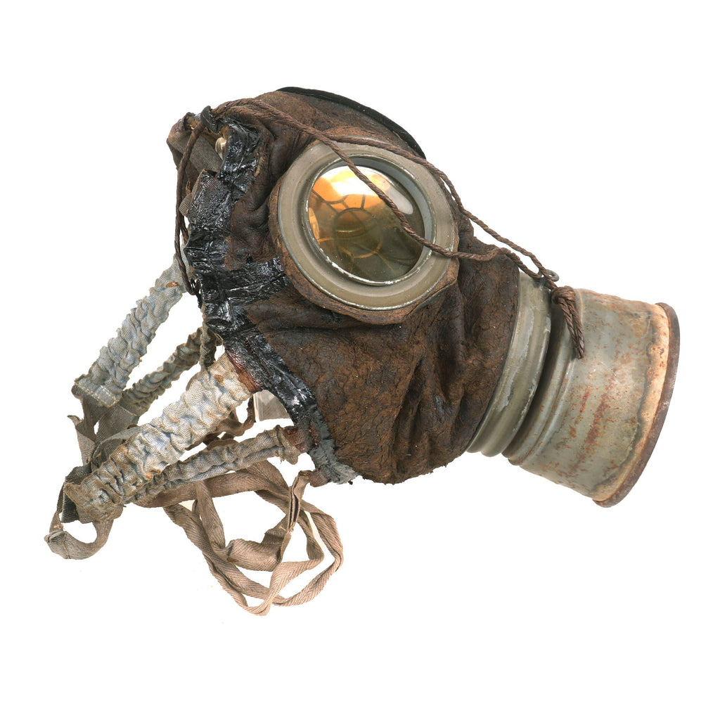 Original Imperial German WWI M1917 Ledermaske Gas Mask with Can ...
