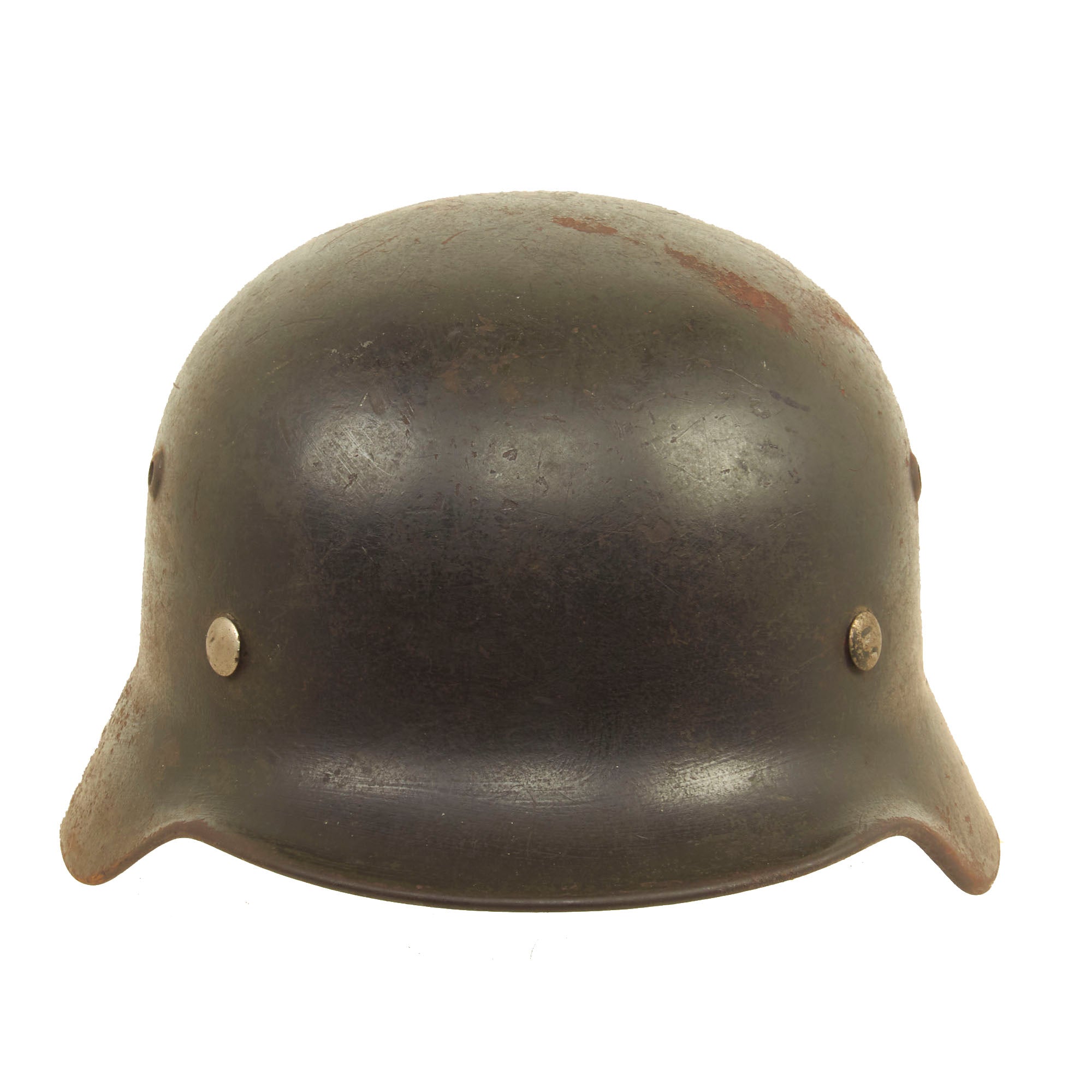 Original German WWII Army Heer M35 No Decal Steel Helmet with 1937 Dat ...