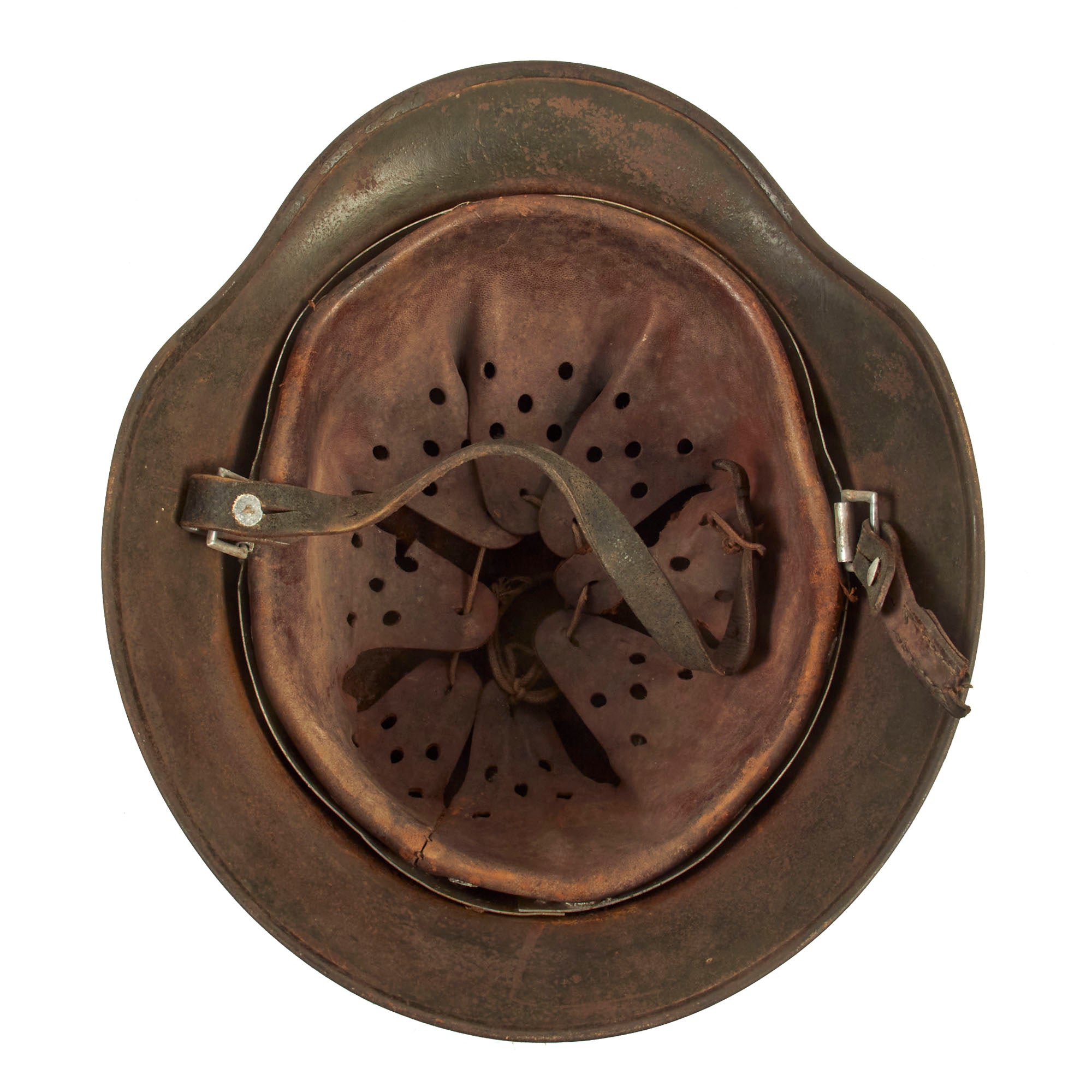 Original German WWII Army Heer M35 No Decal Steel Helmet with 1937 Dat ...