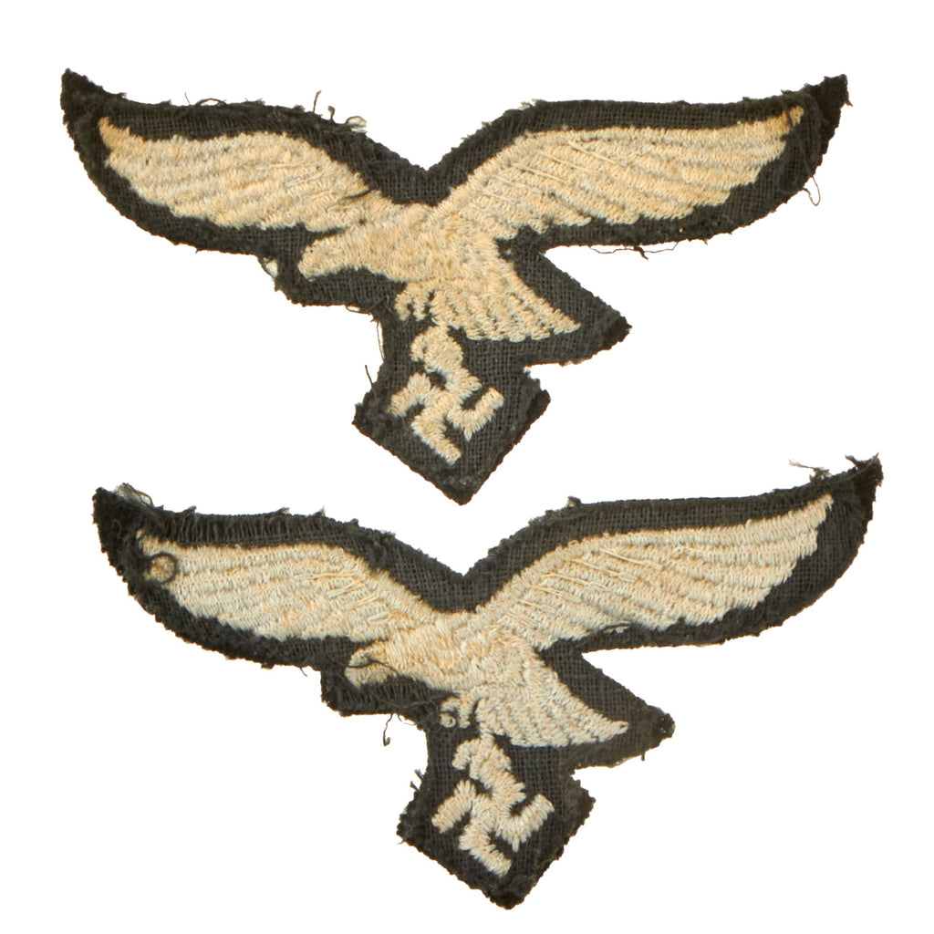 Original German WWII Luftwaffe Air Force Embroidered Insignia Grouping ...