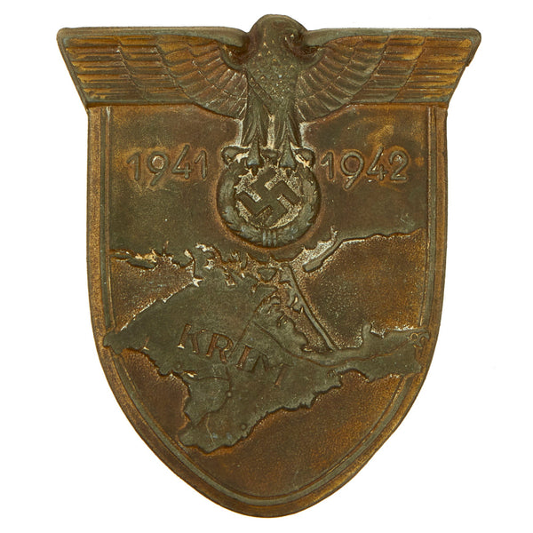 Original German WWII Crimea Krim Shield Decoration - Krimschild ...