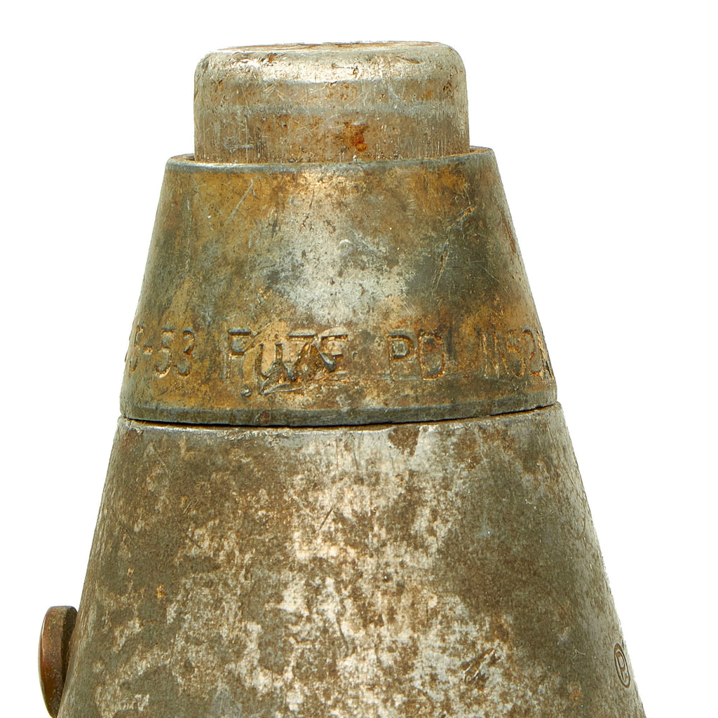 Original U.S. WWII INERT 81mm M43A1 HE Mortar Round With M52A2 PD Fuze ...