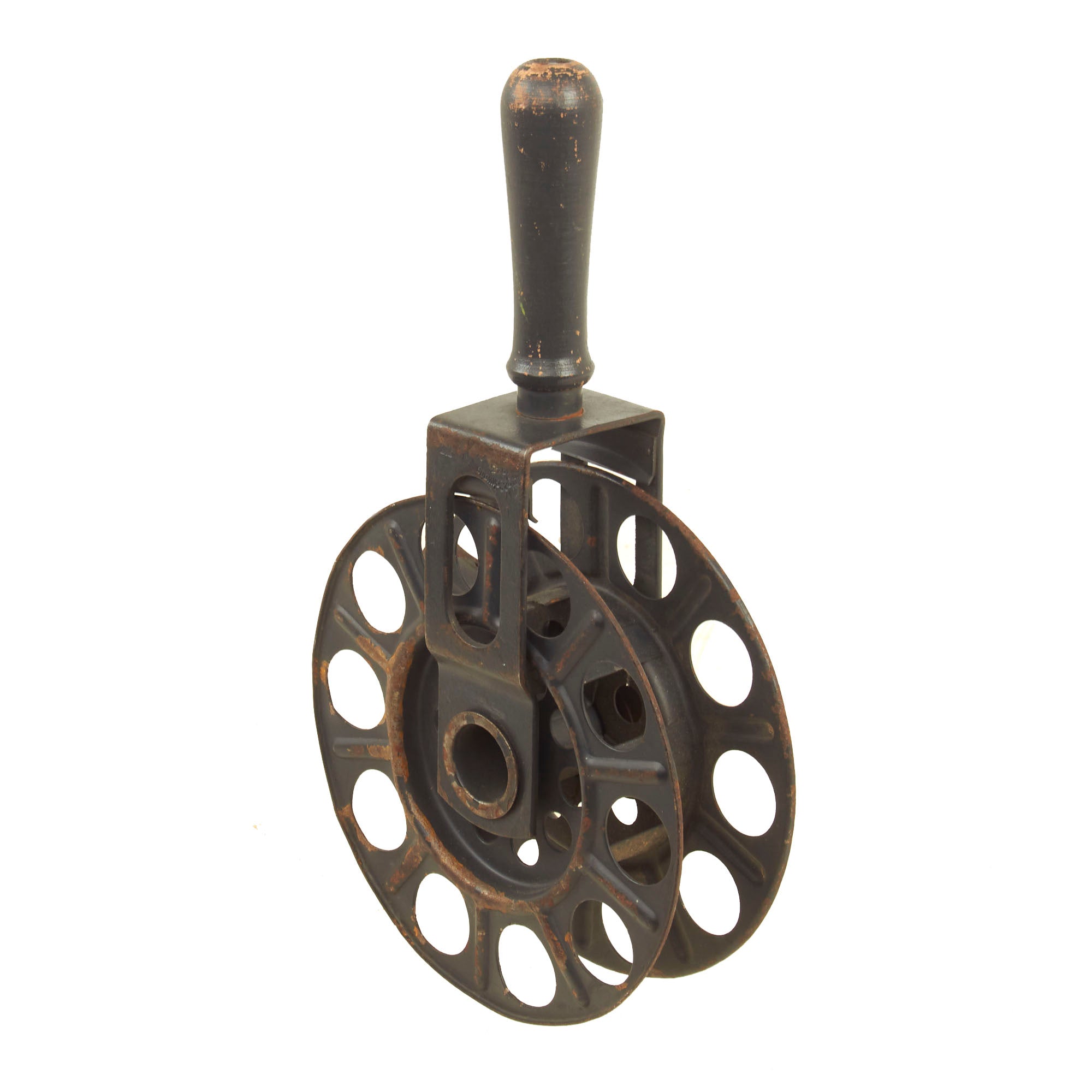 Original German WWII Hand Held Cable Reel by Wittig & Schwabe - dated ...