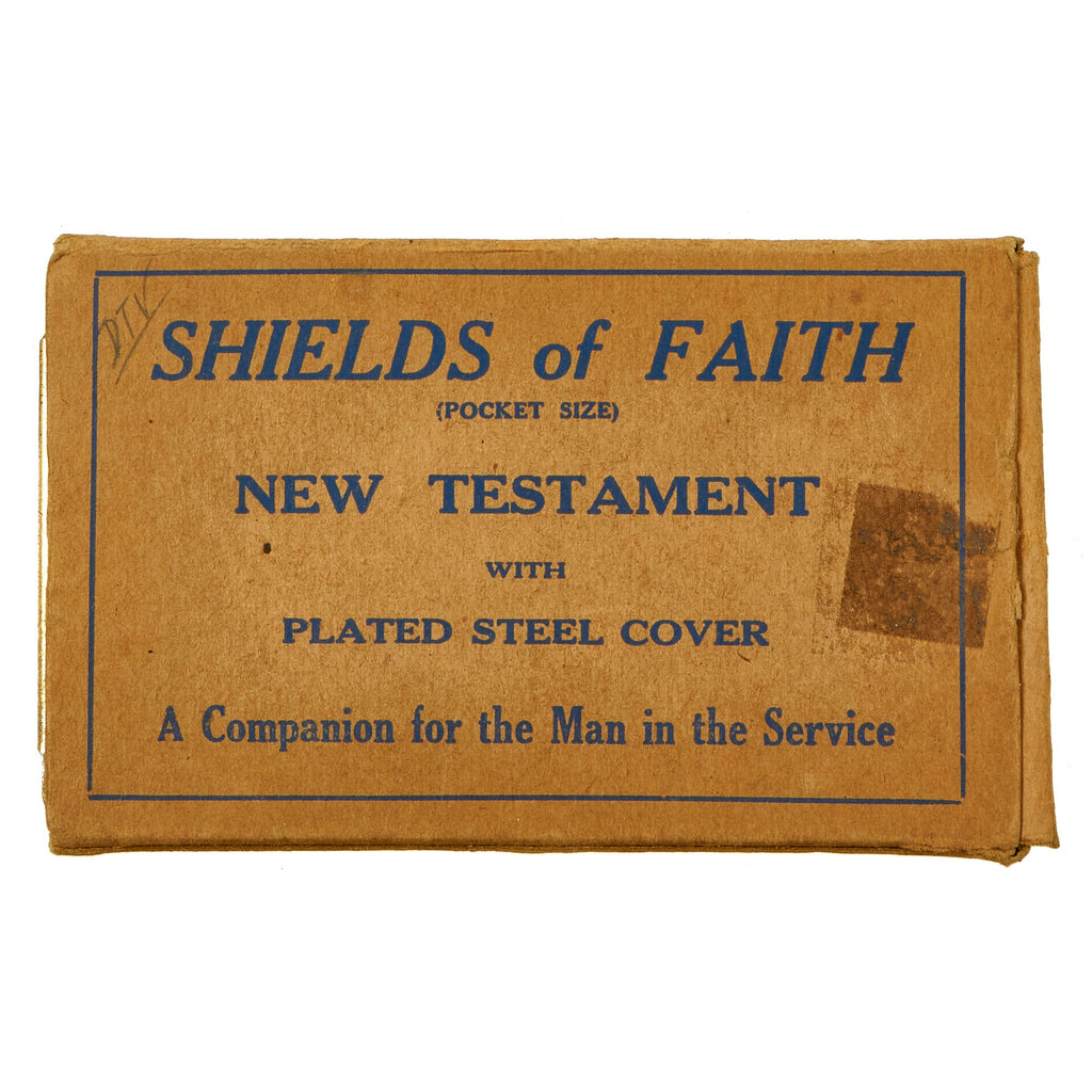 Original U.S. WWII Era Shields of Faith “To My Loved One” New Testamen ...