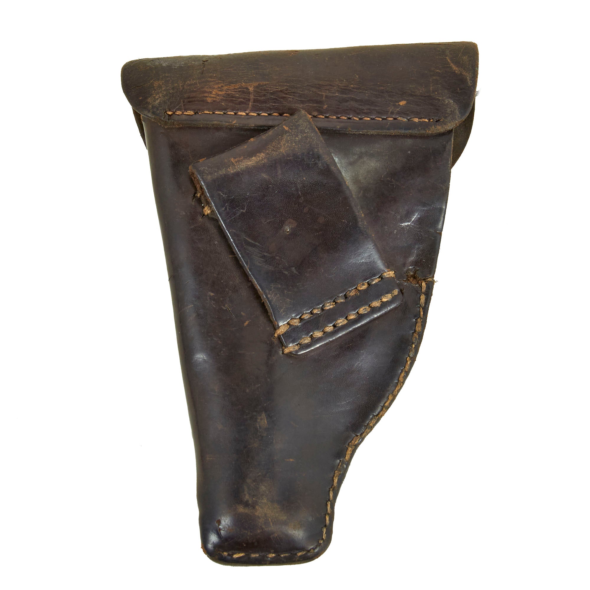 Original German WWII Sauer Behorden Pistol Black Leather Holster ...