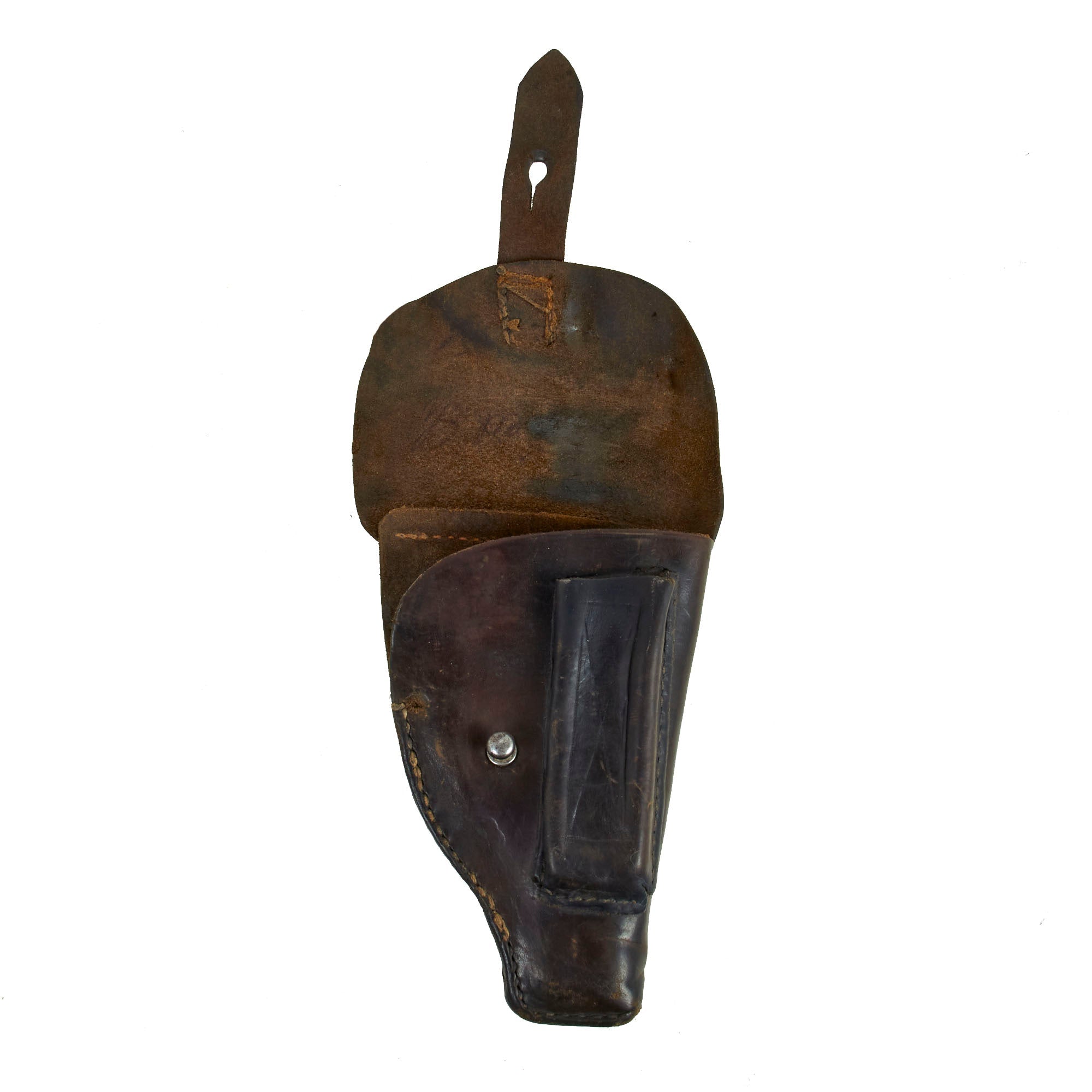 Original German WWII Sauer Behorden Pistol Black Leather Holster ...