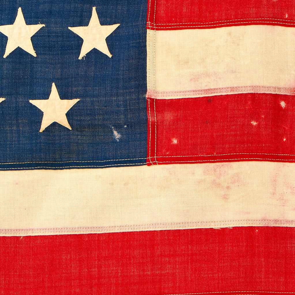 Original U.S. Spanish American War 45 Star Wool Flag - 34 ½” x 67 ...